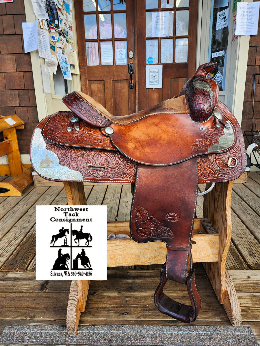 15" Billy Cook Show Saddle – Northwest tack consignment LLC