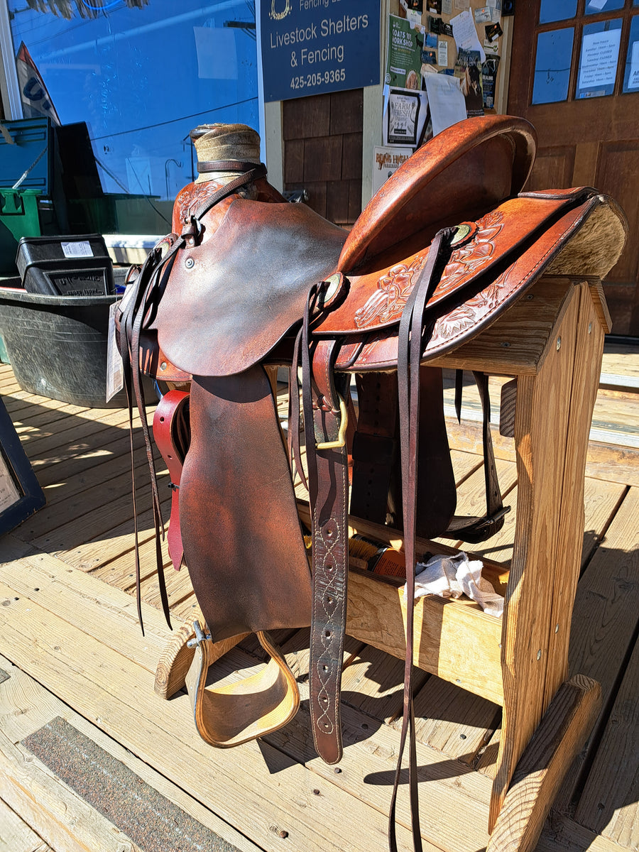 15" McCall Saddle Co Wade Ranch Roper Saddle – Northwest tack ...