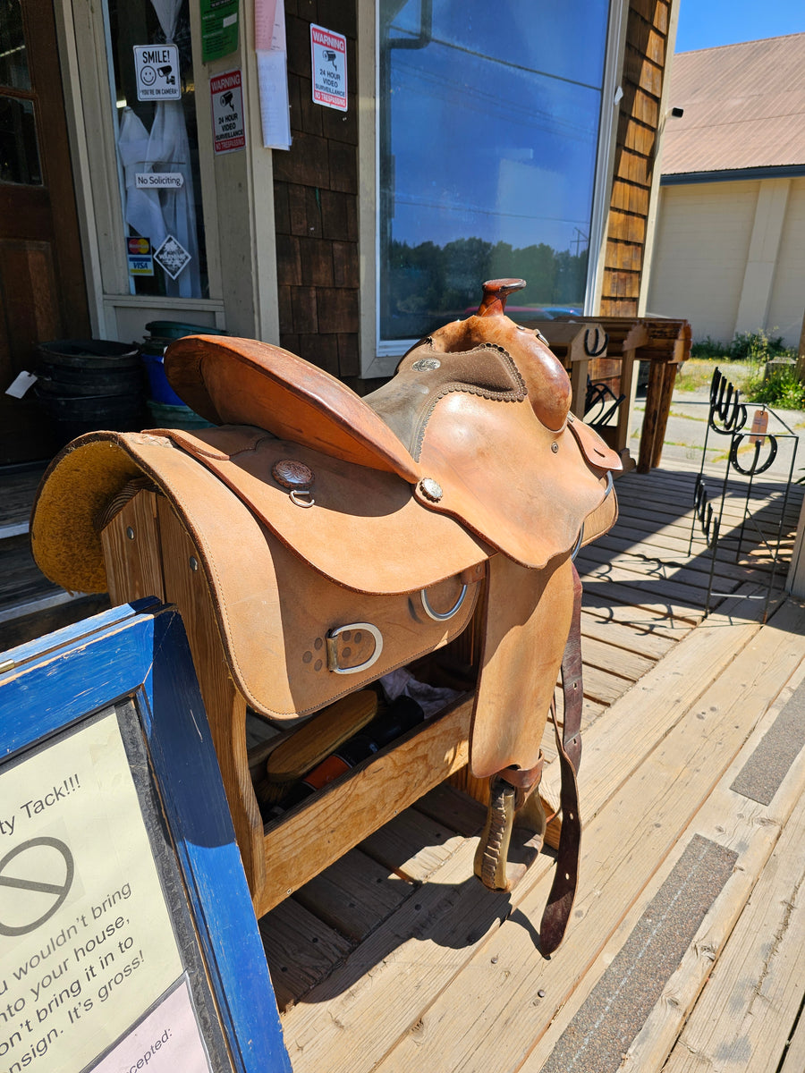 16" Billy Royal Roughout Work Saddle – Northwest tack consignment LLC