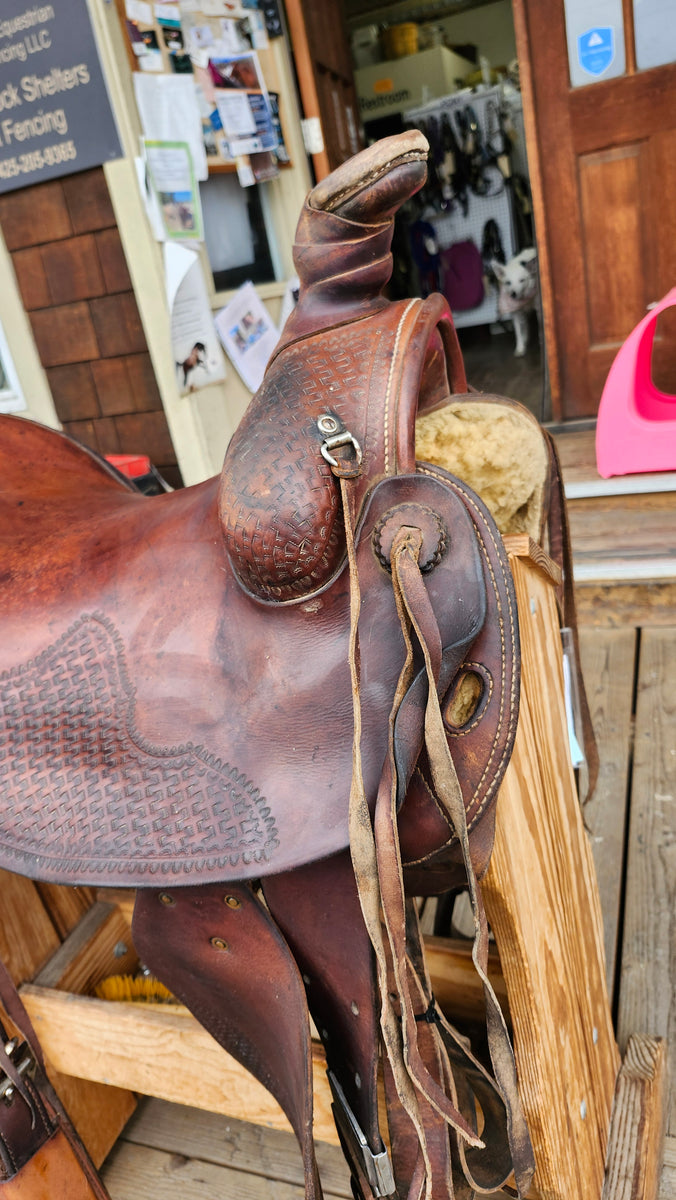 15" John Fallis Forest Service Western Saddle – Northwest tack ...